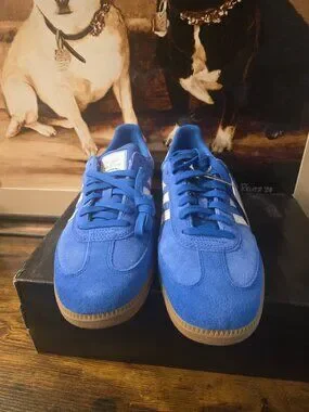 adidas Originals | Shoes | Adidas Samba Adv Blue Bird Size 2 Mens ...